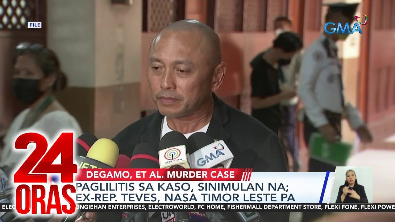 Paglilitis sa kaso, sinimulan na; ex-Rep. Teves, nasa Timor-Leste pa ...