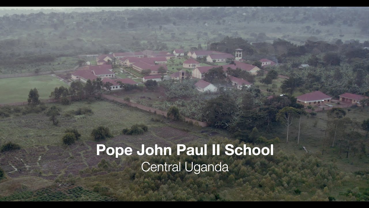 Pope John Paul II School Uganda More Aerial Footage - YouTube