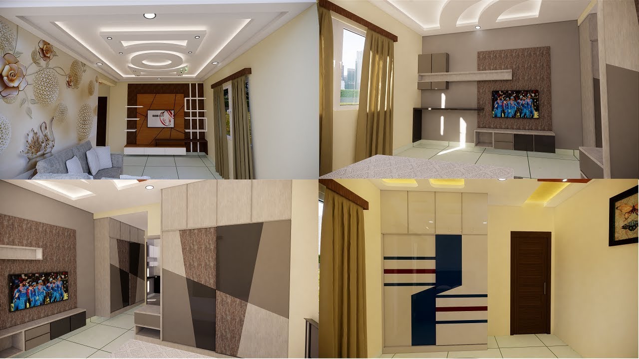 Full home interior decoration for MY HOME AVATAR wardrobes modular ...