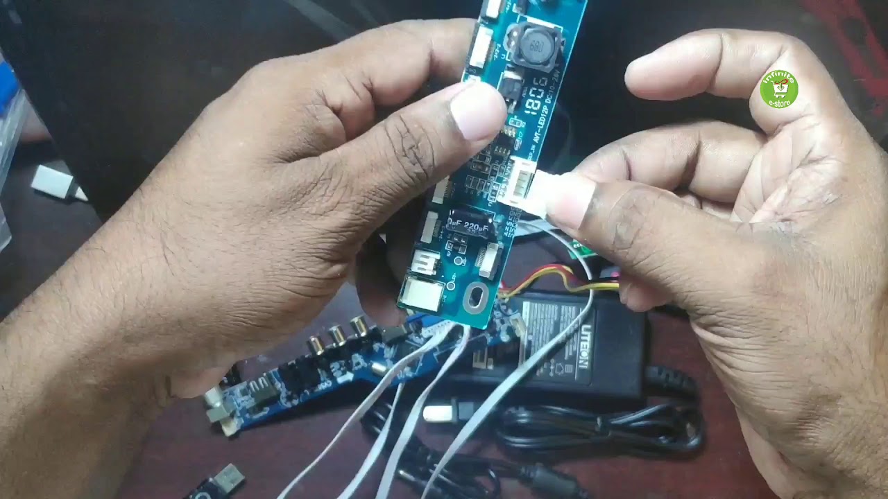 CV56XL-L Universal LED LCD TV Controller Board | 12V 5A | 1920x1200 ...