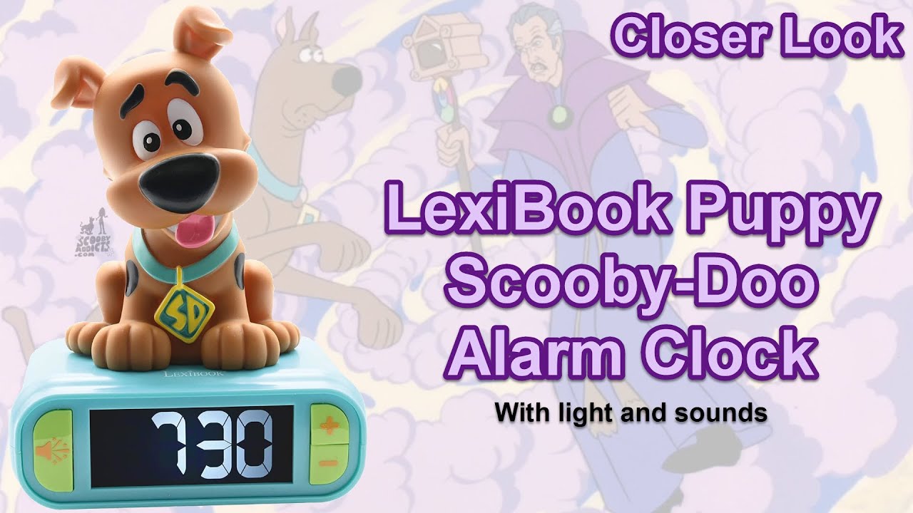 Scooby-Doo Alarm Clock with Nightlight & Sound - Closer Look - YouTube