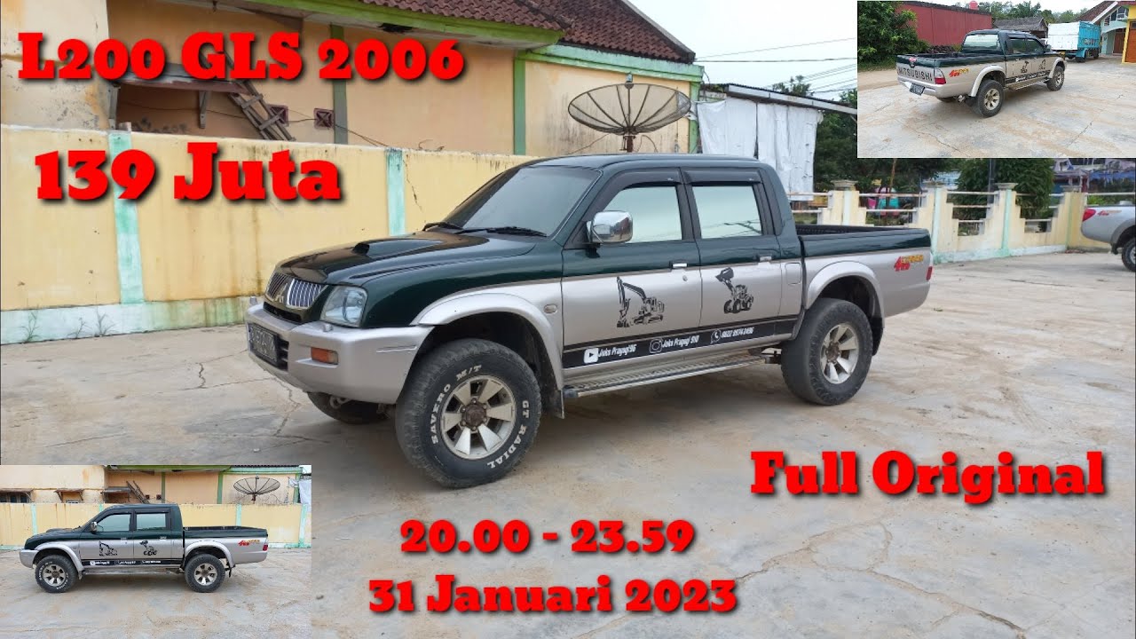 Mitsubishi Strada L200 GLS 4x4 2006 Pajak Hidup - YouTube