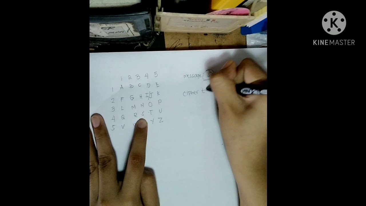 Encoding and Decoding Polybius Cipher - YouTube