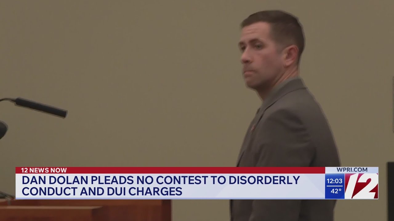 Dan Dolan pleads no contest to disorderly conduct, DUI charges - YouTube