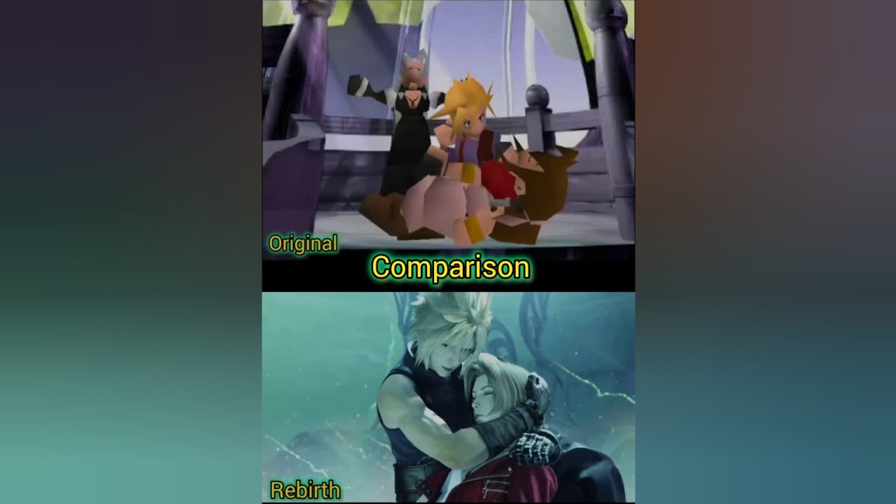 Aerith Death Scene Comparison - Final Fantasy VII (original) and Final ...