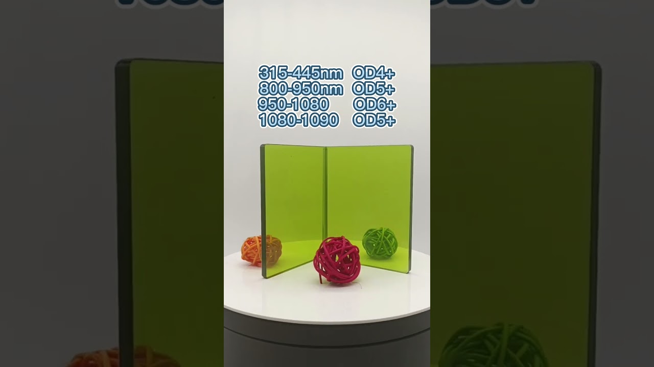 YAG 1064nm OD6+ Protective Laser Window PMMA Laser Eye Protection Sheet ...