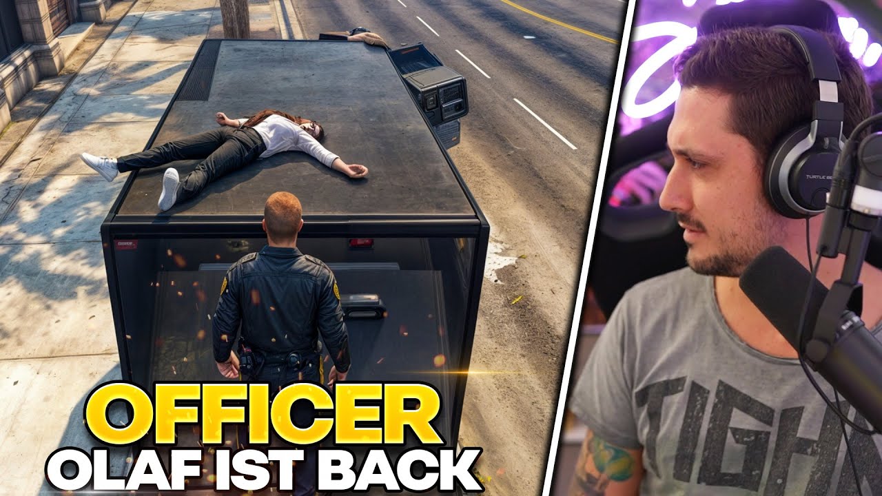 OFFICER OLAF SICHERT DIE STADT! GTA 5 RP - YouTube