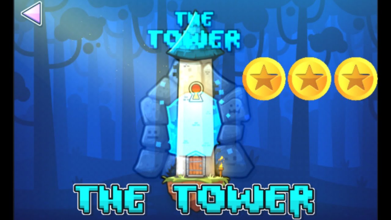 Geometry Dash 2.2 | "The Tower Level 1" [All Coins] - YouTube