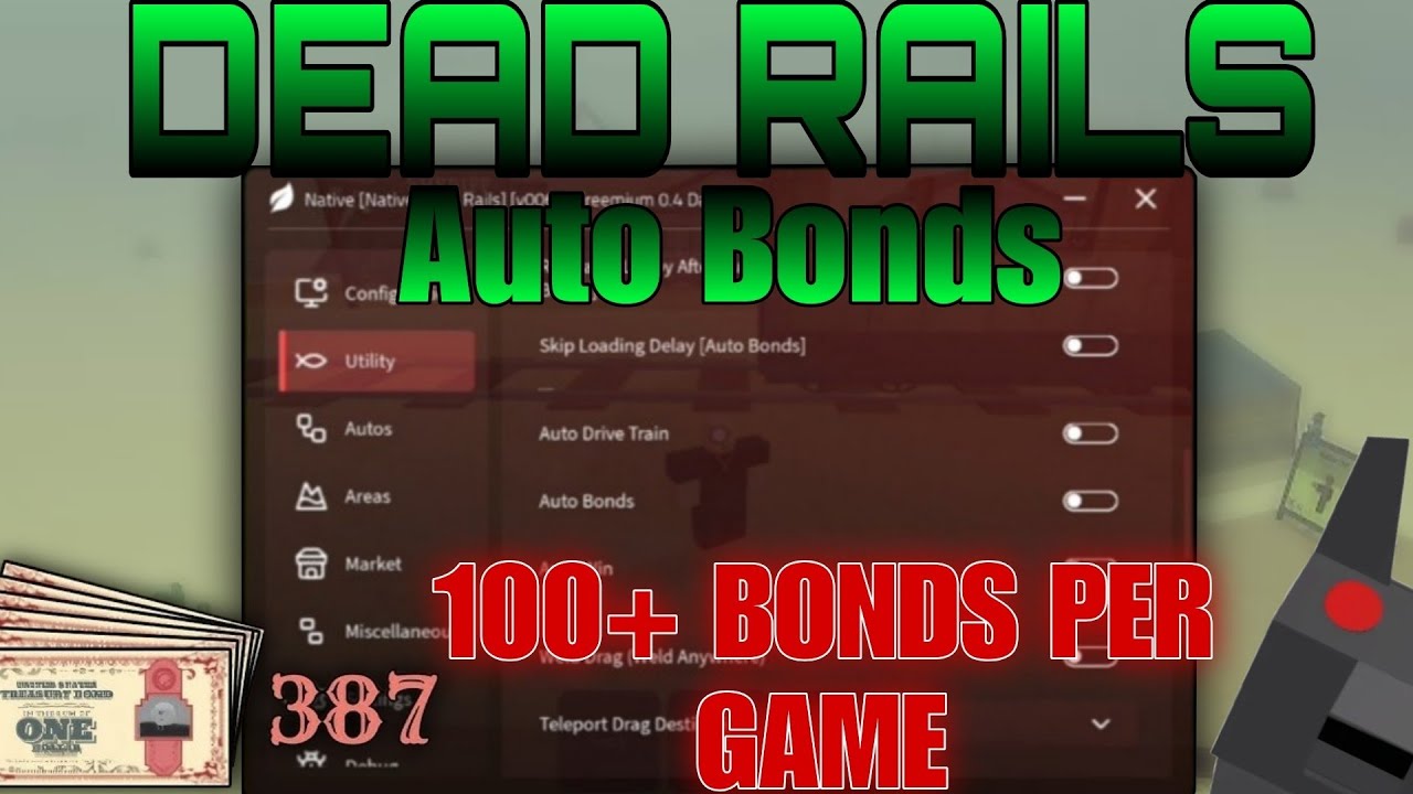 [BEST] DEAD RAILS SCRIPT | AUTO BONDS | BRING ALL ITEMS | 100+ BONDS ...