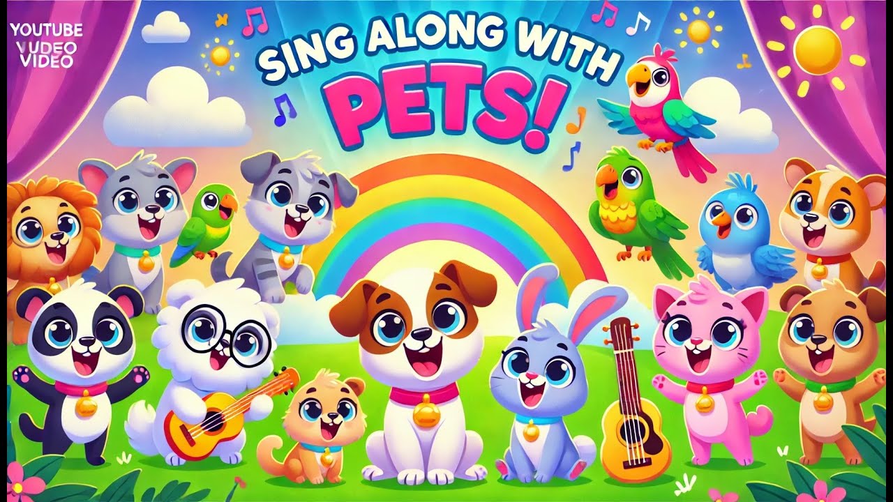 Pets Song for Kids | Fun & Educational Animation! - YouTube