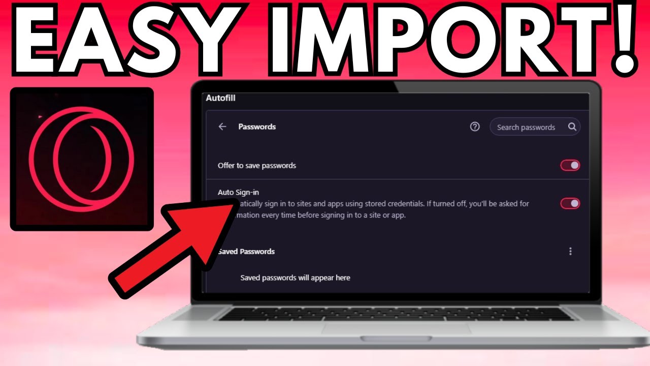 How To Import Passwords To Opera GX 2024 - YouTube