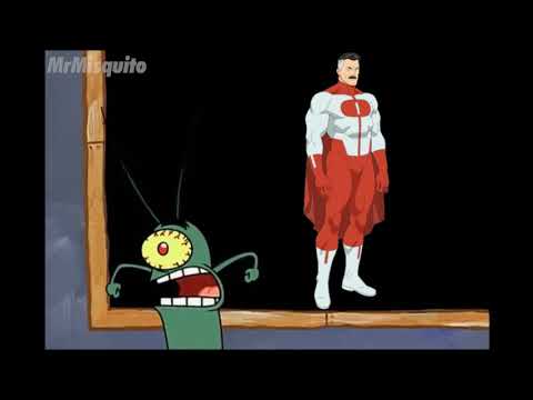 Plankton is tired of Omniman - YouTube
