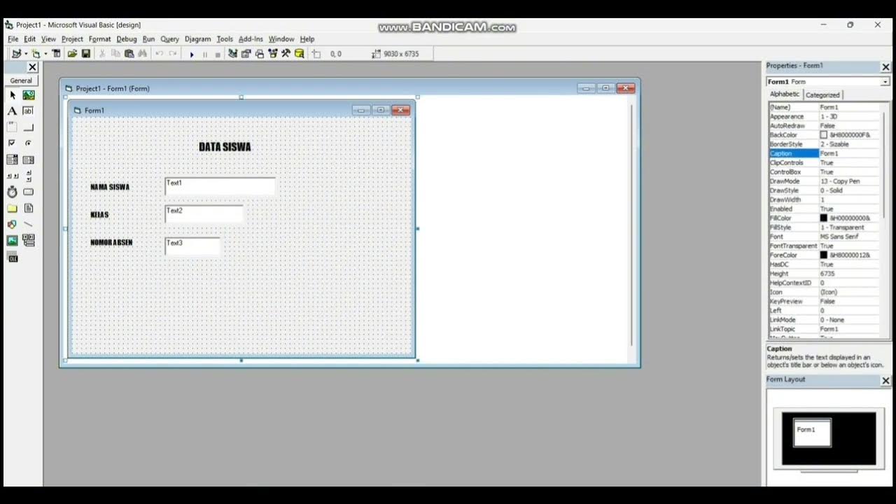 Program Visual Basic 6.0 | Data Siswa - YouTube