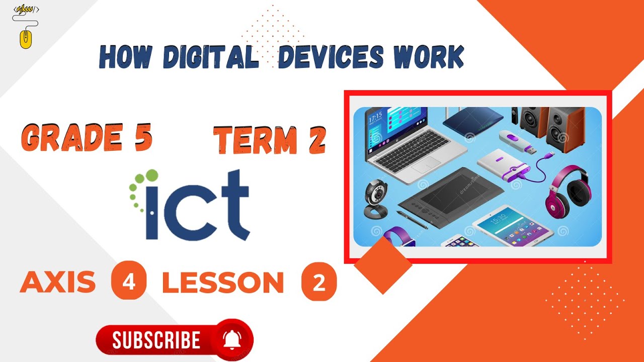 How digital devices work |Axis 4|lesson2|ICT|Grade 5 - YouTube