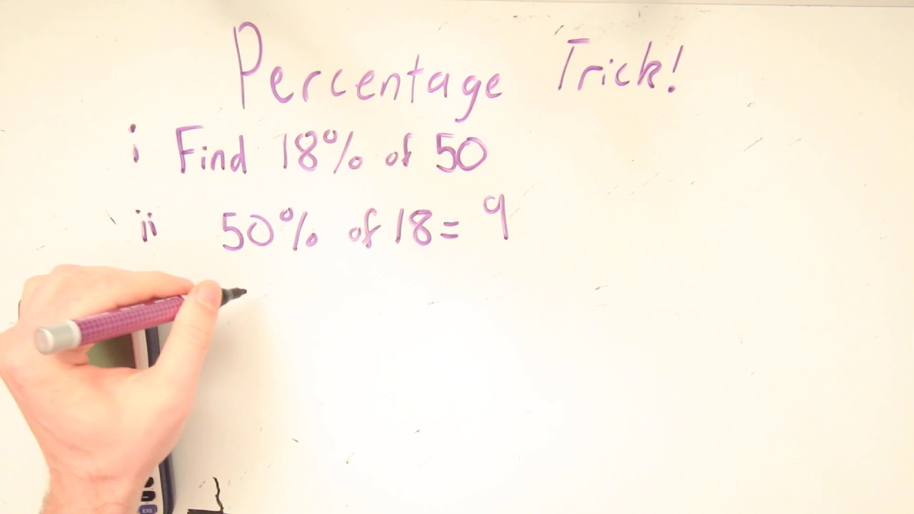 Percentage Trick - YouTube