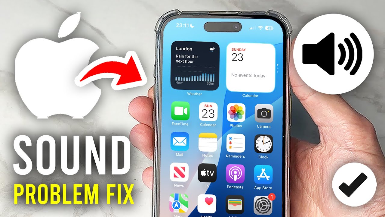 How To Fix iPhone No Sound Problem - Full Guide - YouTube