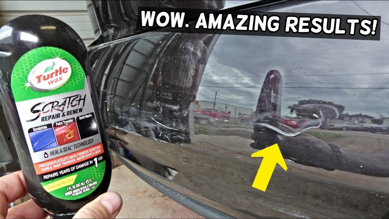 HOW TO REMOVE SCRATCHES FROM PAINT. Super Easy - YouTube