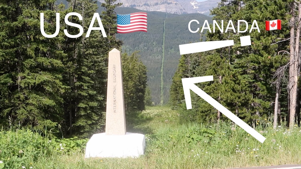 SECRET LINE BETWEEN CANADA AND USA - YouTube