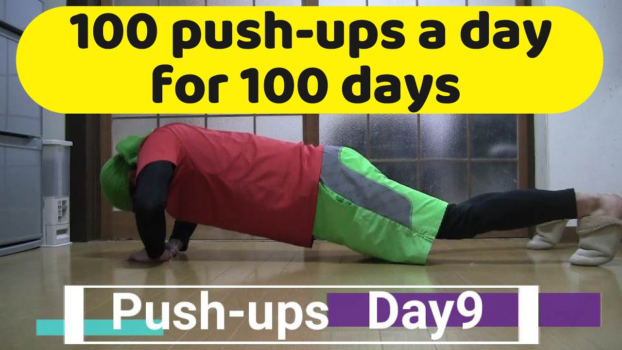 challenging! 100 push-ups a day for 100 days 9 days - YouTube