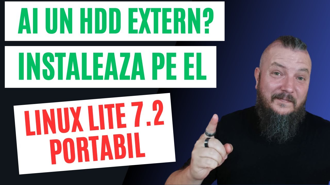 Instalare Linux Lite 7.2 Portabil Pe Un HDD Extern - YouTube