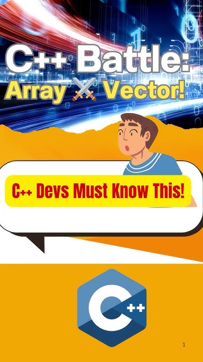 Arrays vs Vectors in C++: The Truth No One Tells You! # cplusplus #objectorientedprogramming ...