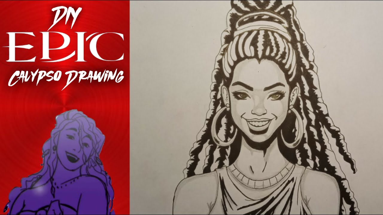 TexasWolfArt: DIY Drawing of Calypso from Epic The Musical | Love in ...