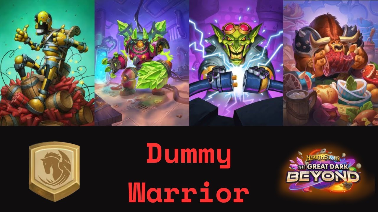 Dummy Warrior, 100% Winrate With The Easiest Deck To Play! (Hearthstone ...
