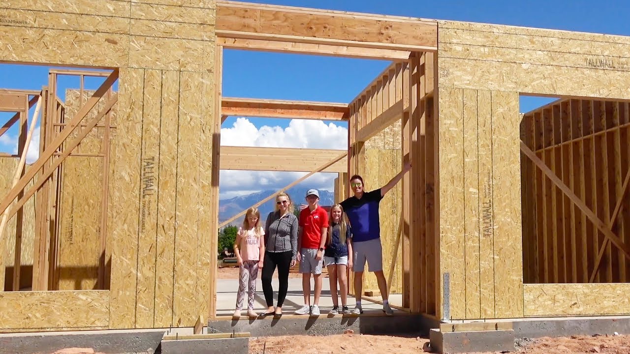 Our New House Has Walls! - YouTube