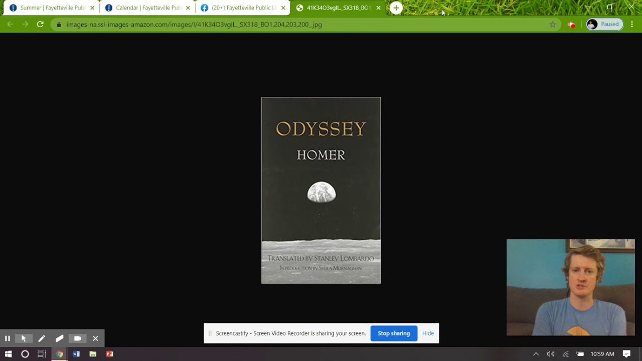 Fayetteville Reads: Aaron Nugent & The Odyssey - YouTube