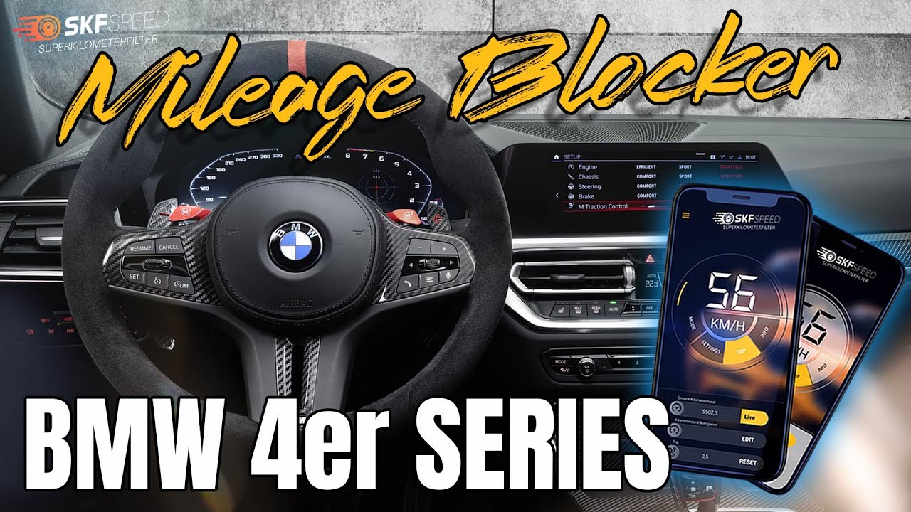 BMW 4er 2023 remove a MILEAGE BLOCKER and read out the control units ...
