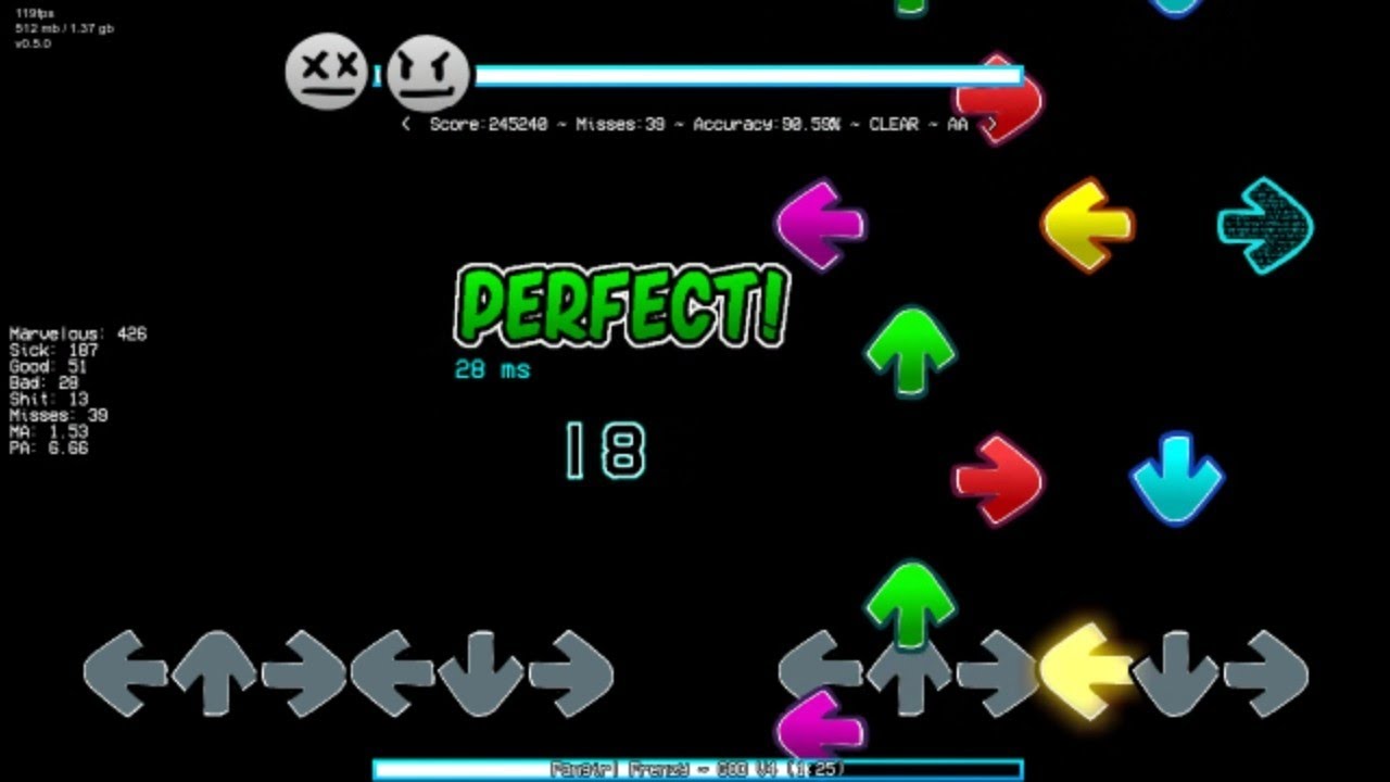 Fungirl Frenzy god v4 clear (anti mash + no ghost tapping R&S God Mode ...