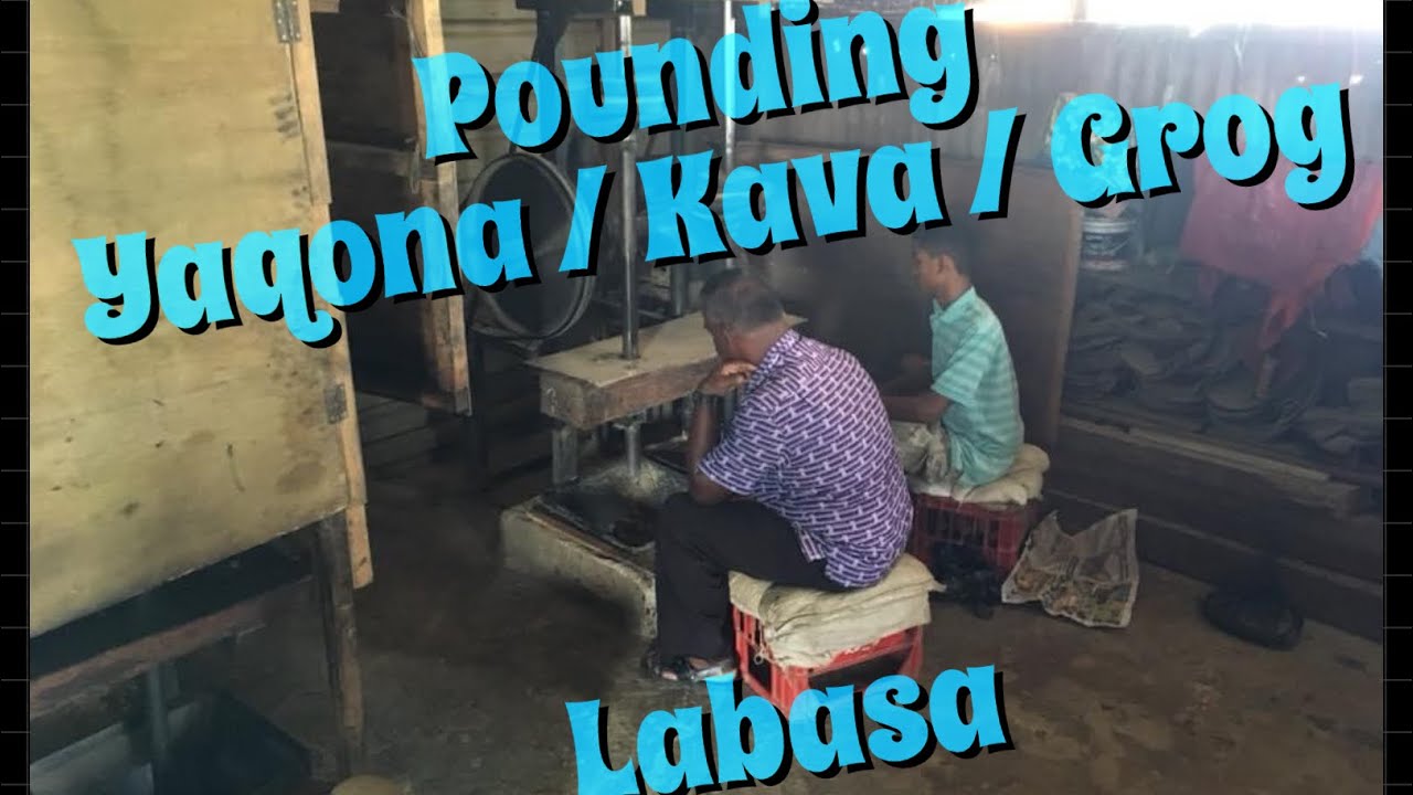Yaqona Pounding Machine - How to pound kava/grog FAST!!!!! Labasa, Fiji - YouTube