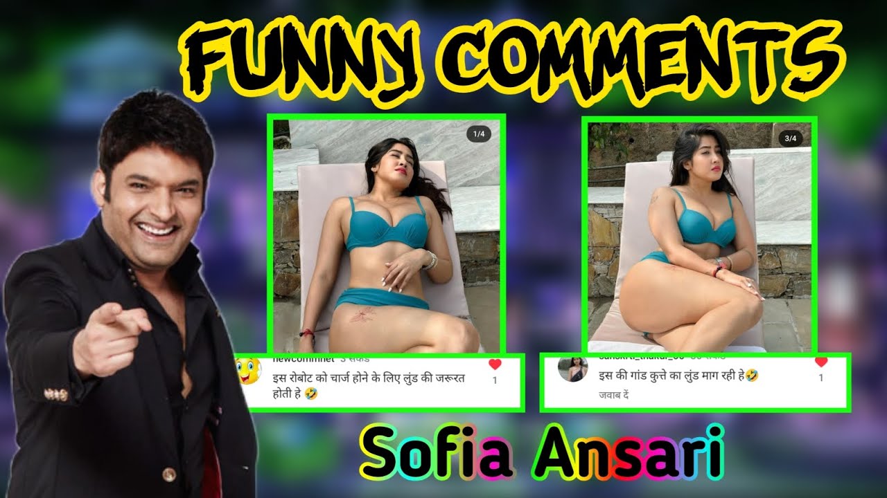 Sofia Ansari and funny comments 🤣 kapil sharma - YouTube