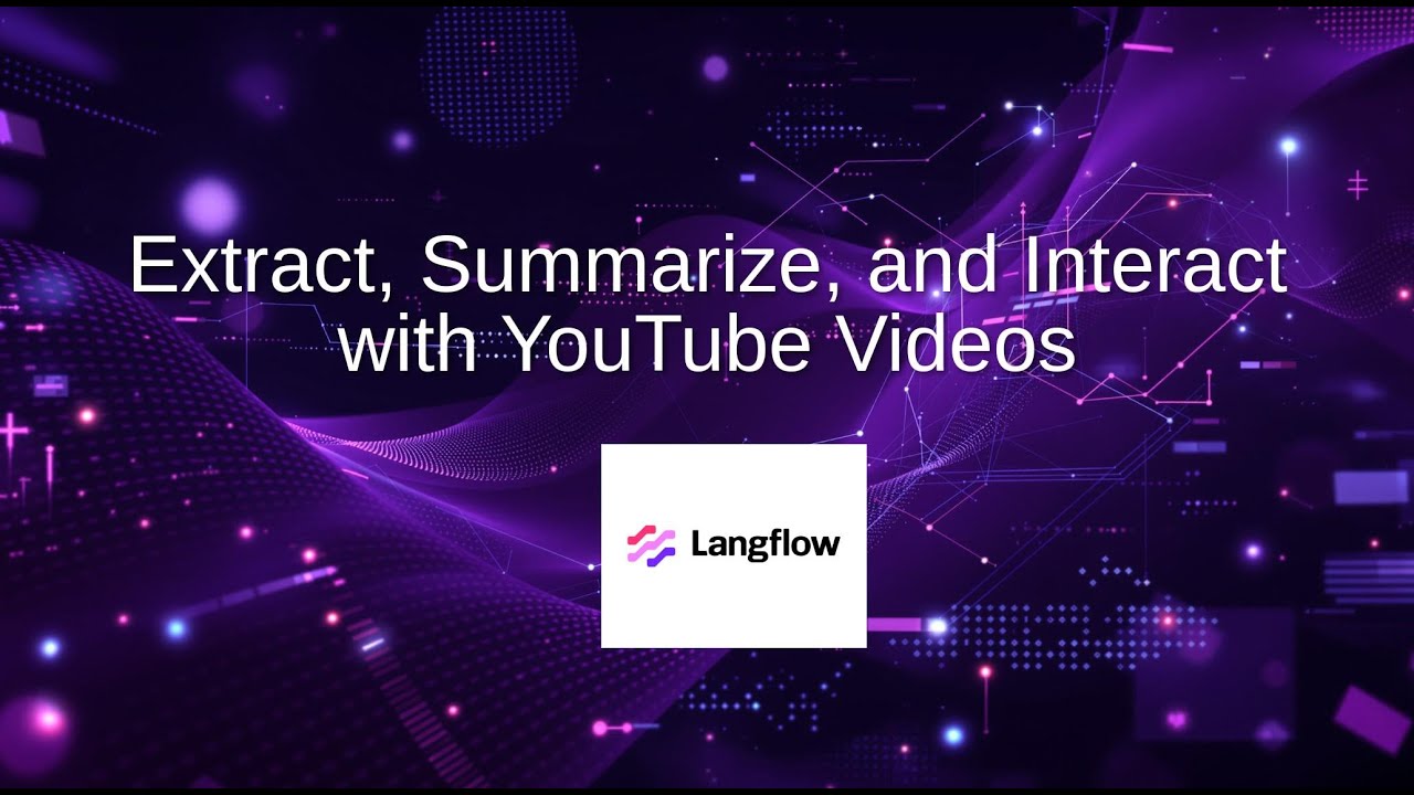 Unlock YouTube Insights with Langflow and DataStax! | #Langflow - YouTube