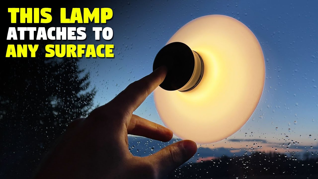 Neozoon suction cup light: Crazy attachable lamp design mounts on any ...