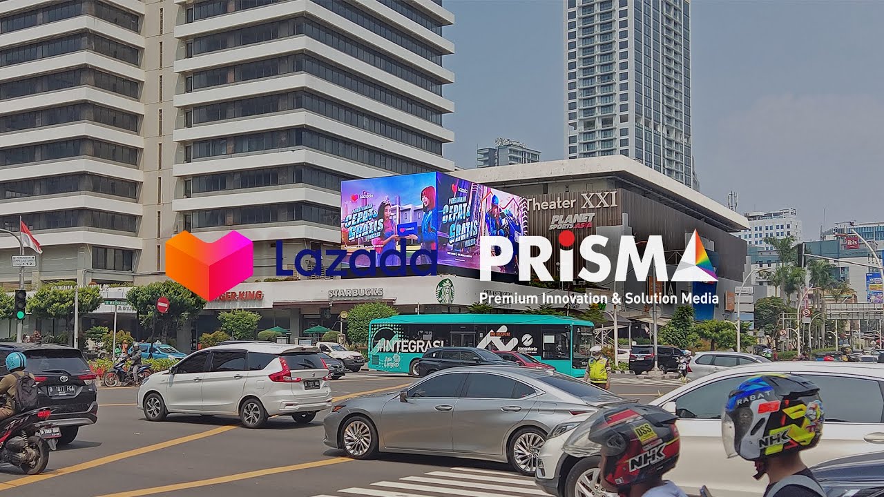 Lazada - DOOH & OOH Massive Campaign - Prisma Advertising - YouTube