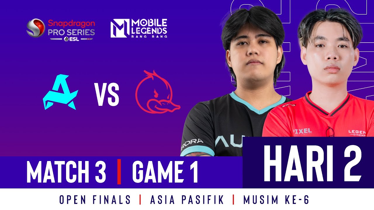 RORA VS DUCK | SPS Mobile Open Finals | MLBB | S6 Hari 2 | MATCH 3 GAME ...
