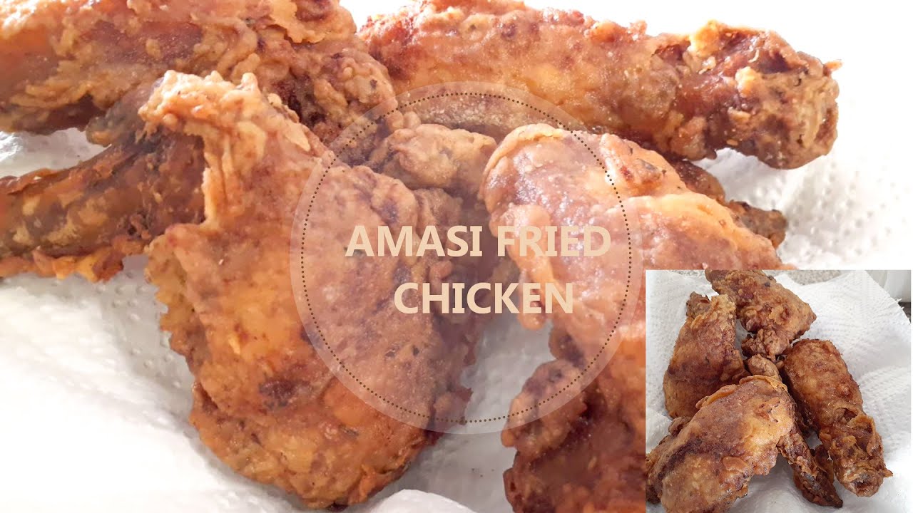 AMASI FRIED CRISPY CHICKEN RECIPE | SOUTH AFRICAN YOUTUBER - YouTube