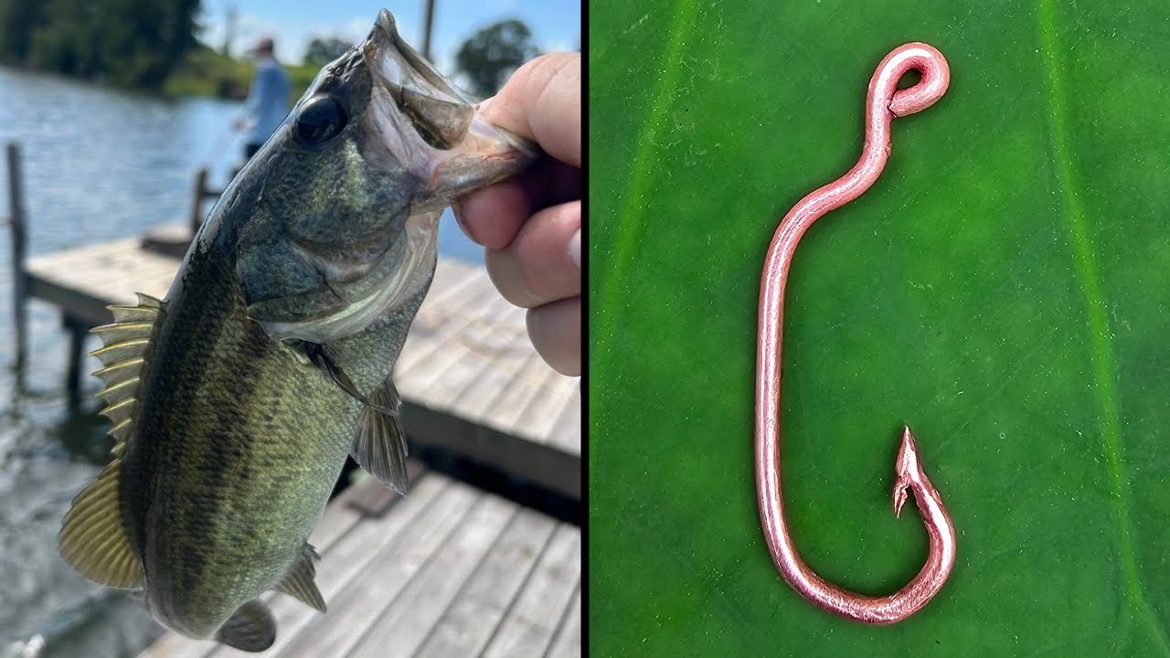 How to make a fishing hook, Best Hook For Fishing, Pina Kong - YouTube