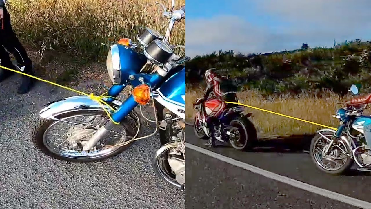 BIKERS HELPING COMPLETE STRANGERS | MOTORCYCLE RIDER RANDOM ACTS OF ...