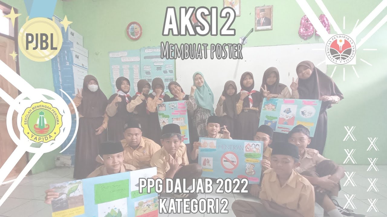 PPL AKSI-2 || DURASI 15 Menit || PJBL Membuat Poster Kelas-8 # ...