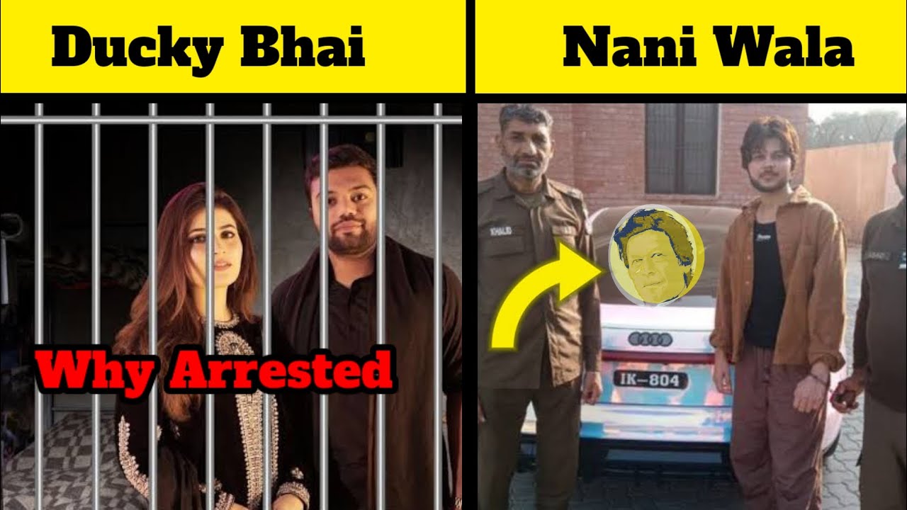 Pakistani YouTubers Who Recently Went To Jail |Ducky Bhai|Nadeem Nani ...
