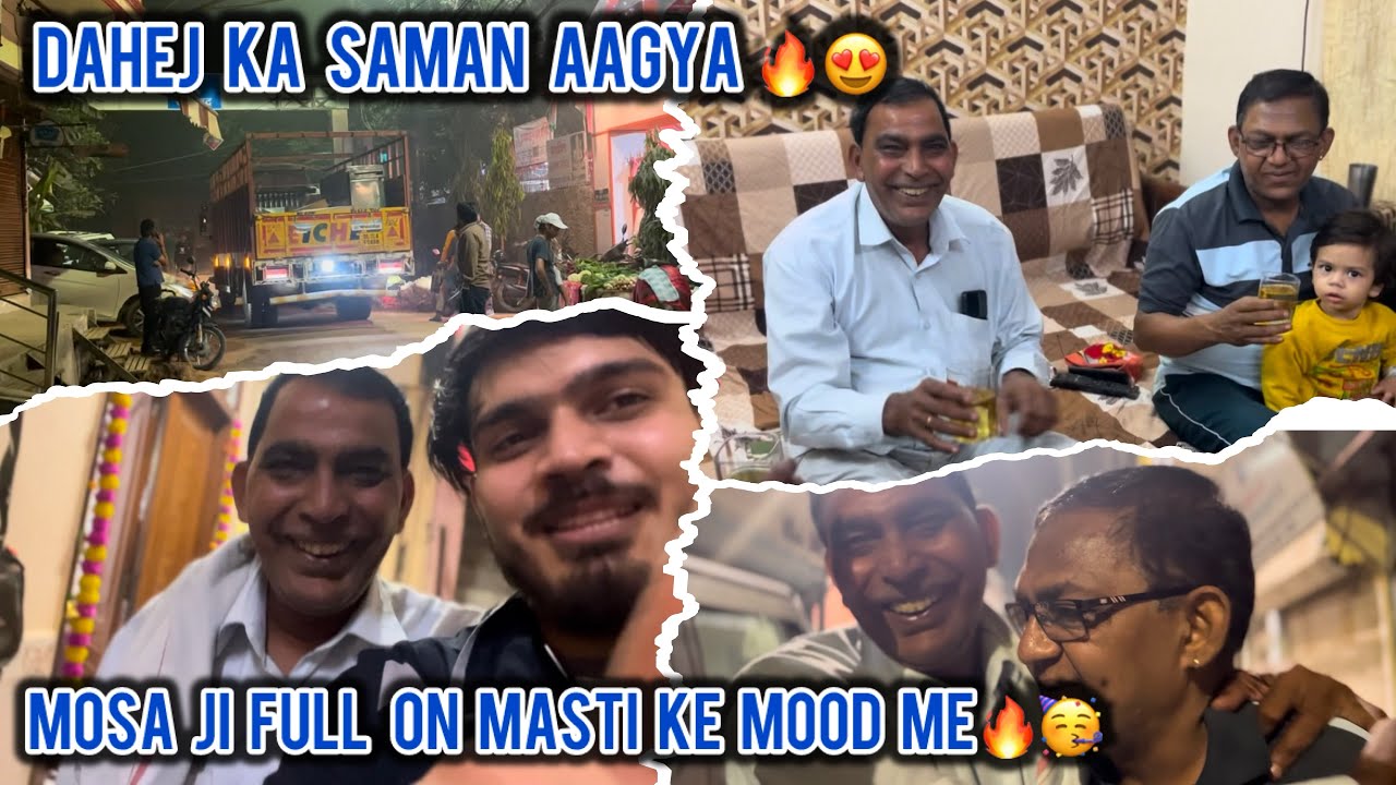 HUMARE MOSA JI FULL MASTI K MOOD ME ️😂DAHEJ KA SAMAN AAGYA BHAI KE🔥Kúmàr Harshit - YouTube