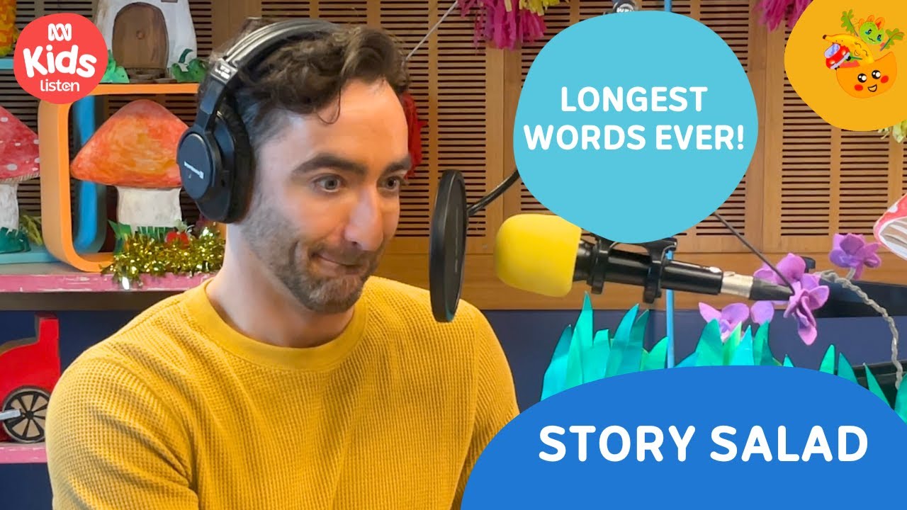 Longest words ever challenge! | Story Salad Vodcast for Kids 🥗 | ABC ...