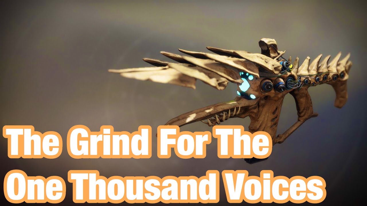 Destiny 2 - The Grind For The One Thousand Voices - YouTube