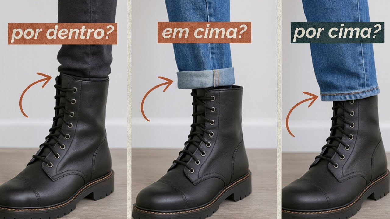 Como usar a BARRA DA CALÇA com BOTA? - YouTube