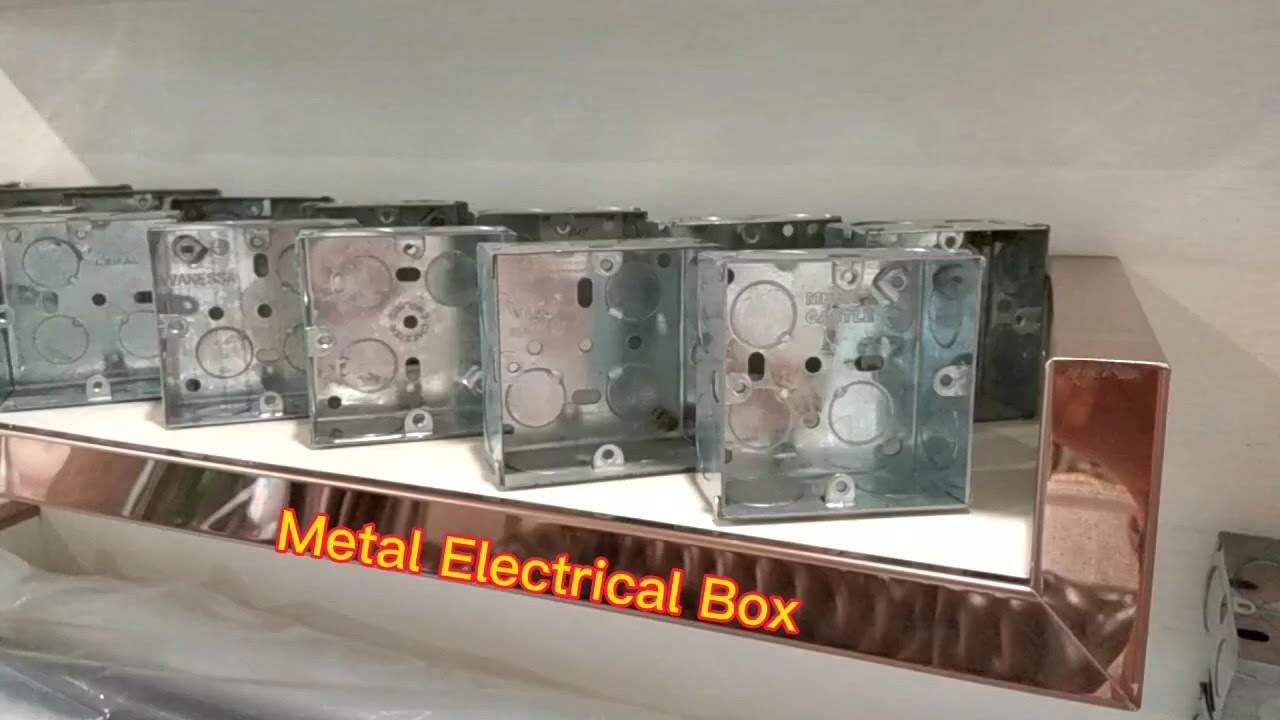 How to produce the metal electrical box? - YouTube