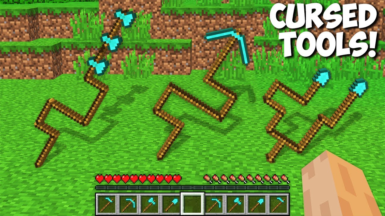 Why is this CURSED DIAMOND TOOLS NEEDED in Minecraft ? STRANGEST TOOLS ...