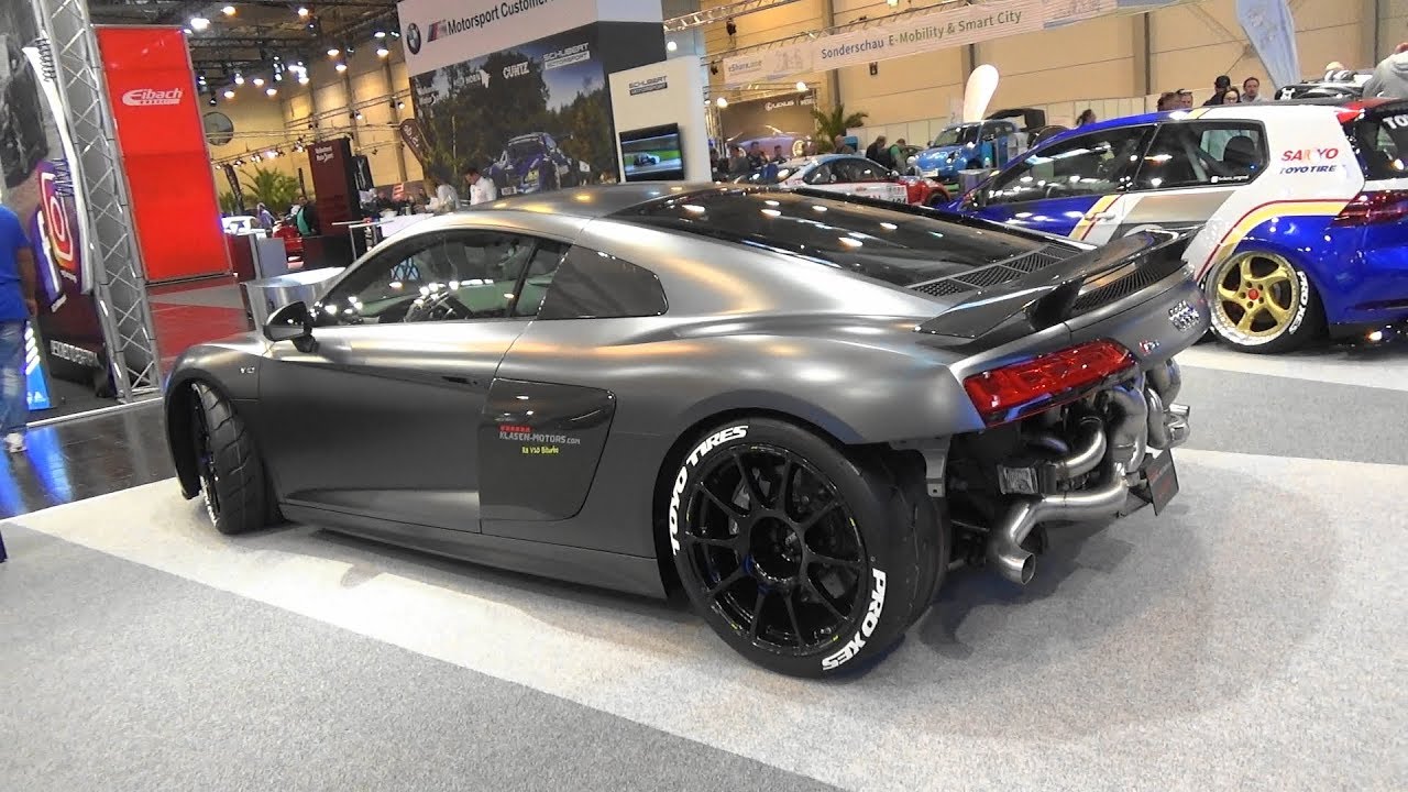 Audi R8 V10 Biturbo - Klasen-Motors - Essen Motor Show 2019 - YouTube