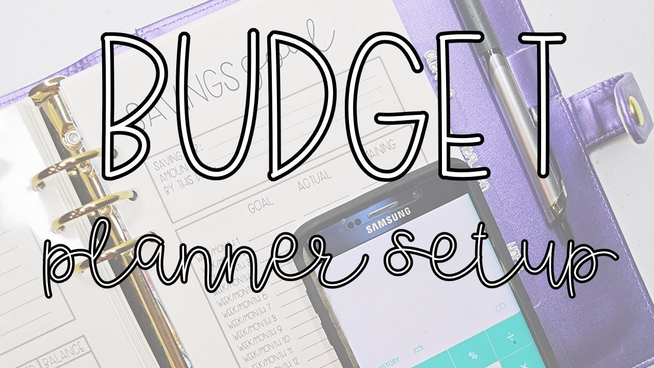 Budget Planner Setup 2018 - YouTube